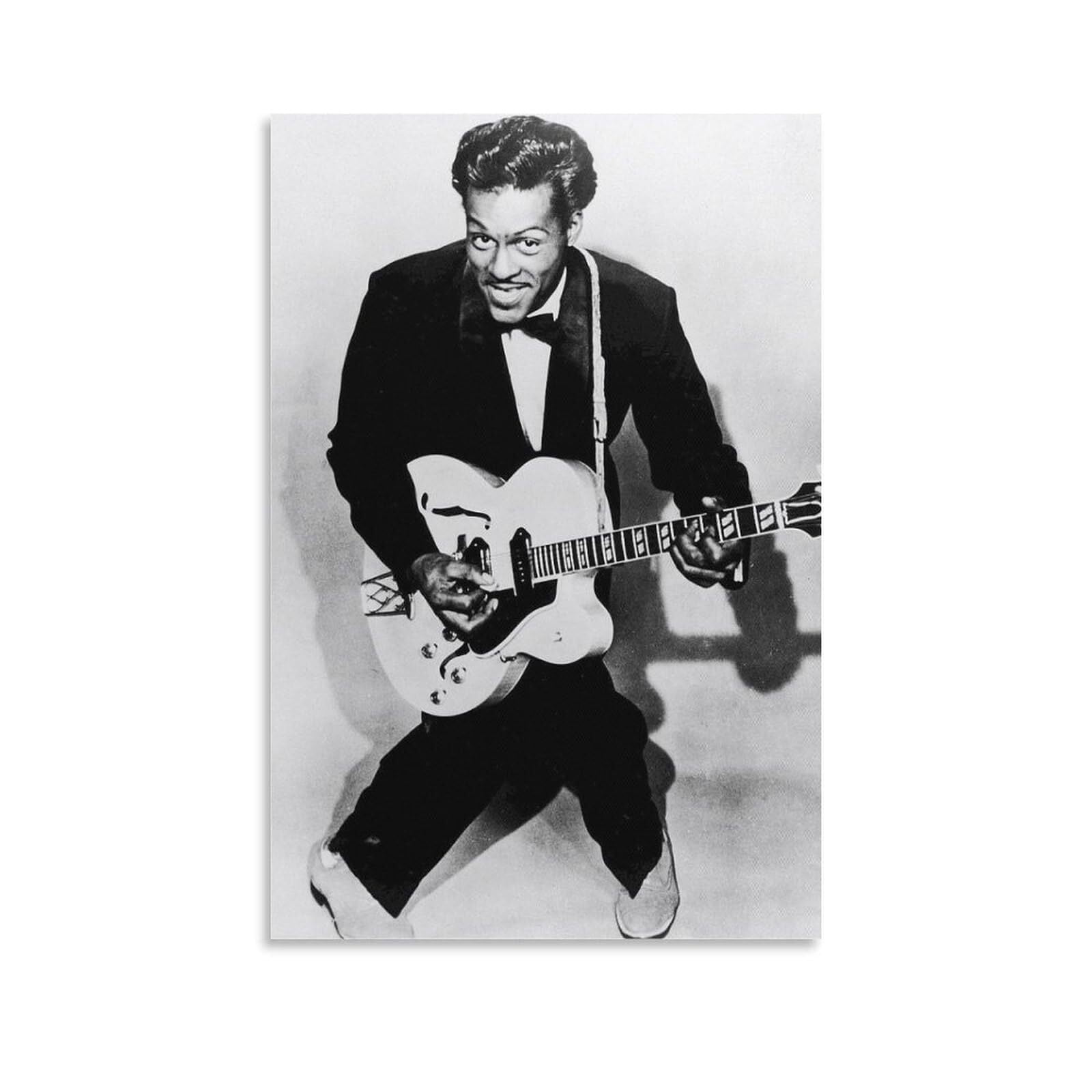 Chuck-Berry Poster Music Retro Style Poster Classic Vintage Rock ...