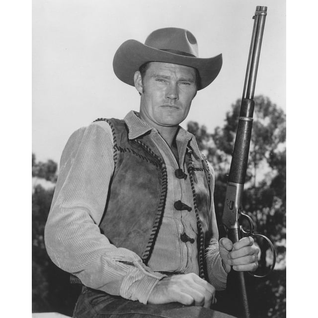 Chuck Connors Rifleman Rifle To Side 24x36 Classic Hollywood Poster ...