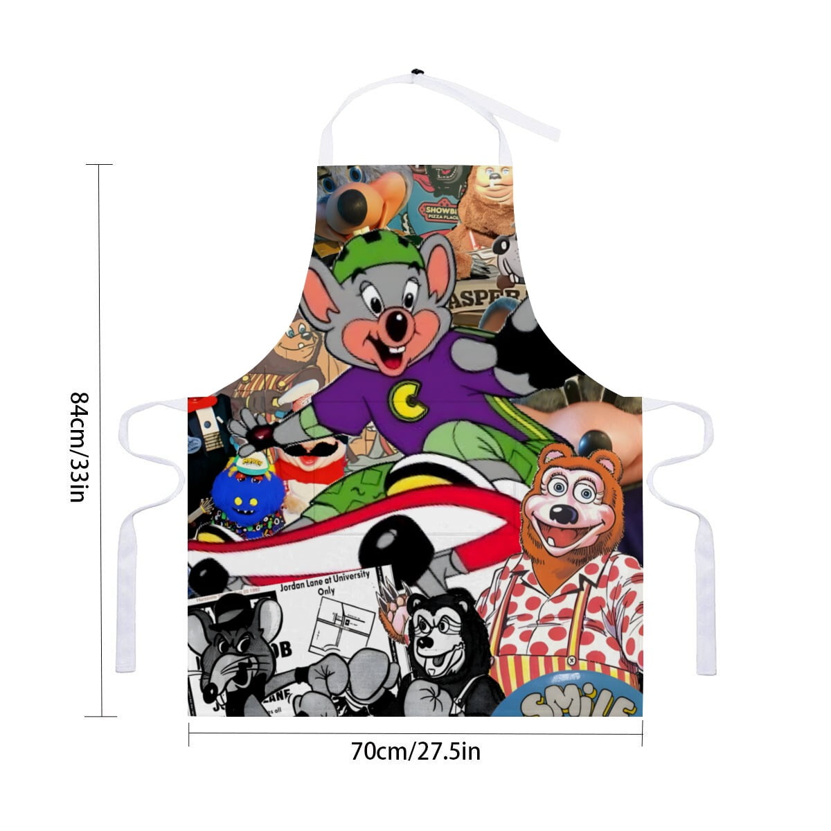 Chuck E Cheese apron designed with pockets and waterproof features ...