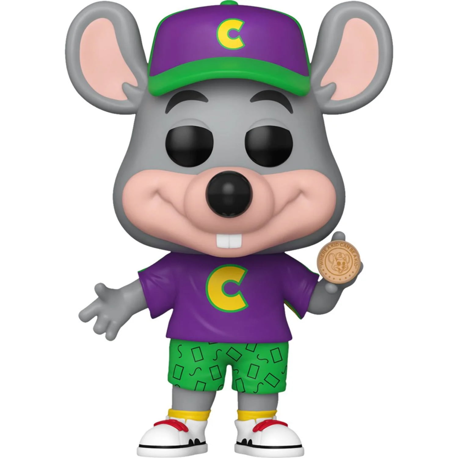 Funko Pop! Chuck E. Cheese's Retro Chuck Vinyl Figure #186 - Walmart.com