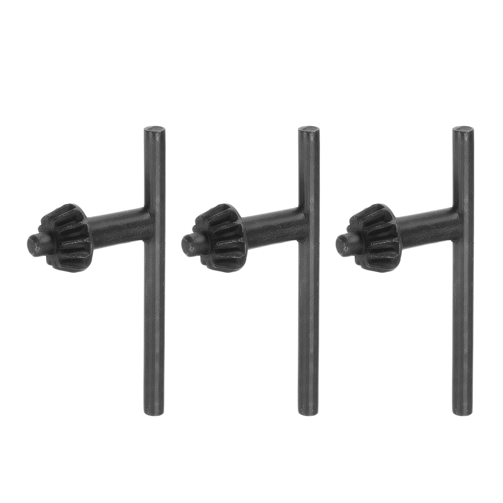Chuck Key 6mm 12 Teeth for 1.5-13mm Drill Chuck Black 3pcs - Walmart.com
