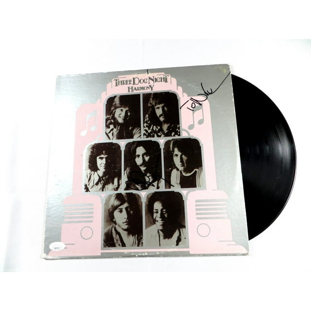 Chuck Negron Signed Autographed Record Album Cover Three Dog Night JSA ...