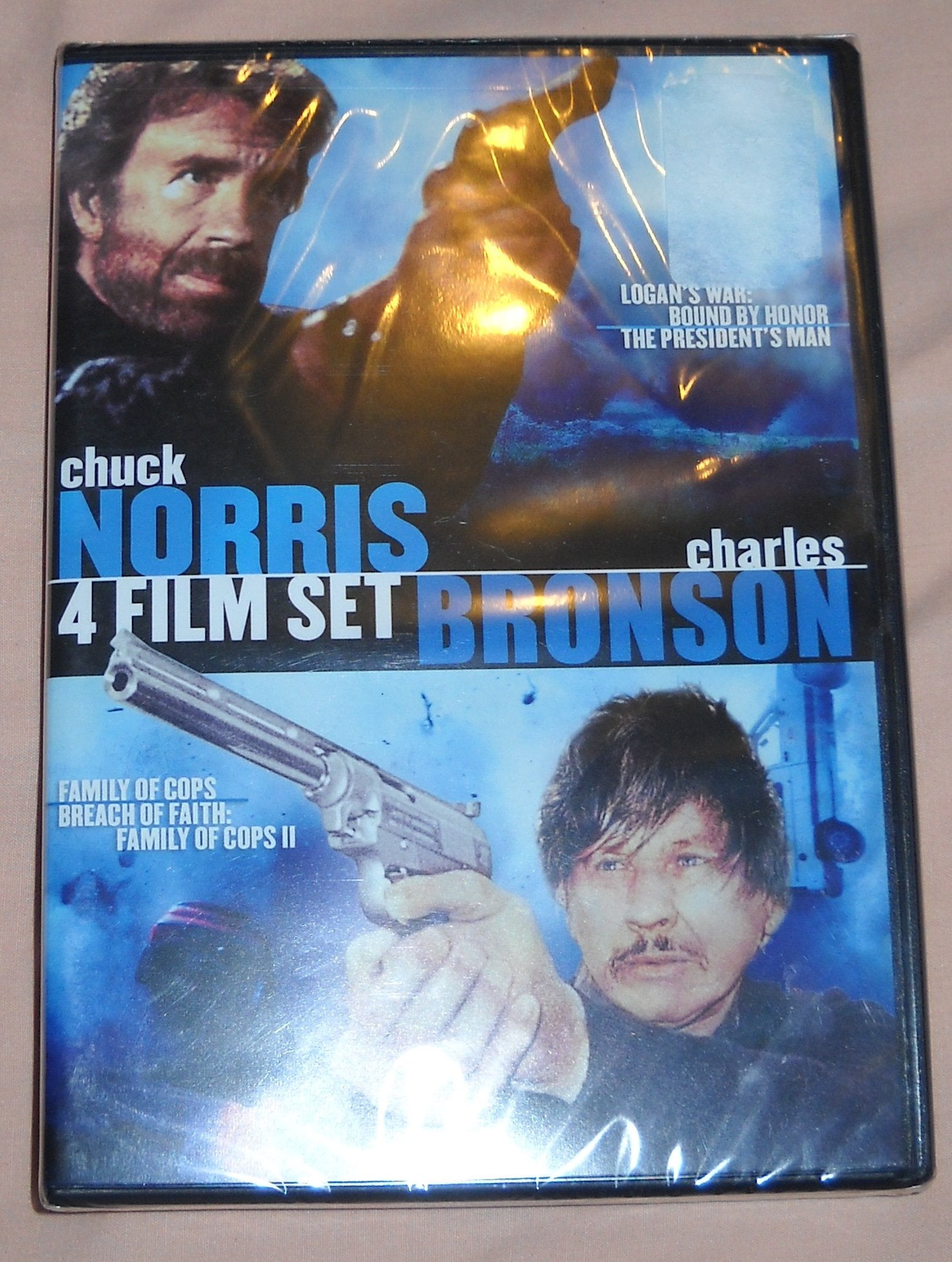 Charles Bronson & Chuck Norris 4 Film Set: Logan's War: Bound By Honor ...