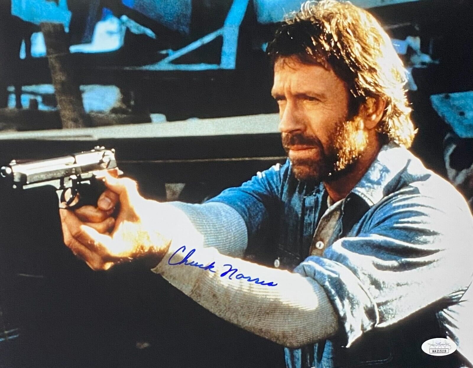 Chuck Norris Signed Autographed 11x14 Photo JSA Authentication #1 ...