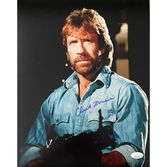Chuck Norris Signed Autographed 11x14 Photo JSA Authentication #9 ...