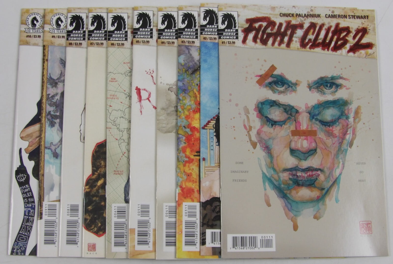 Chuck Palahniuk's Fight Club 2 #1-10 VF/NM complete series David Mack Variants ; Dark Horse ...