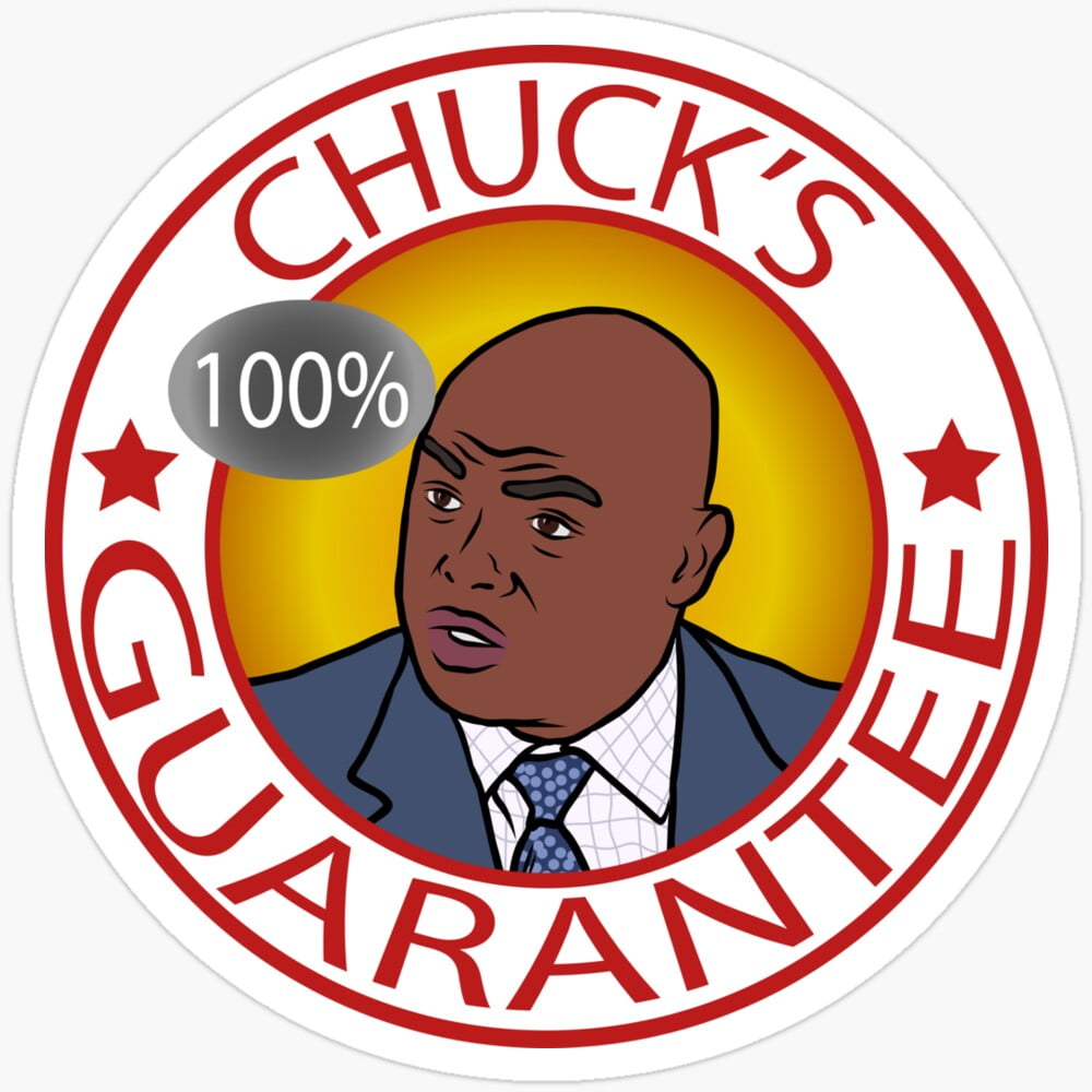Chuck'S Guarantee Sticker Phone Decal Water Bottle Stickers Car Decals ...