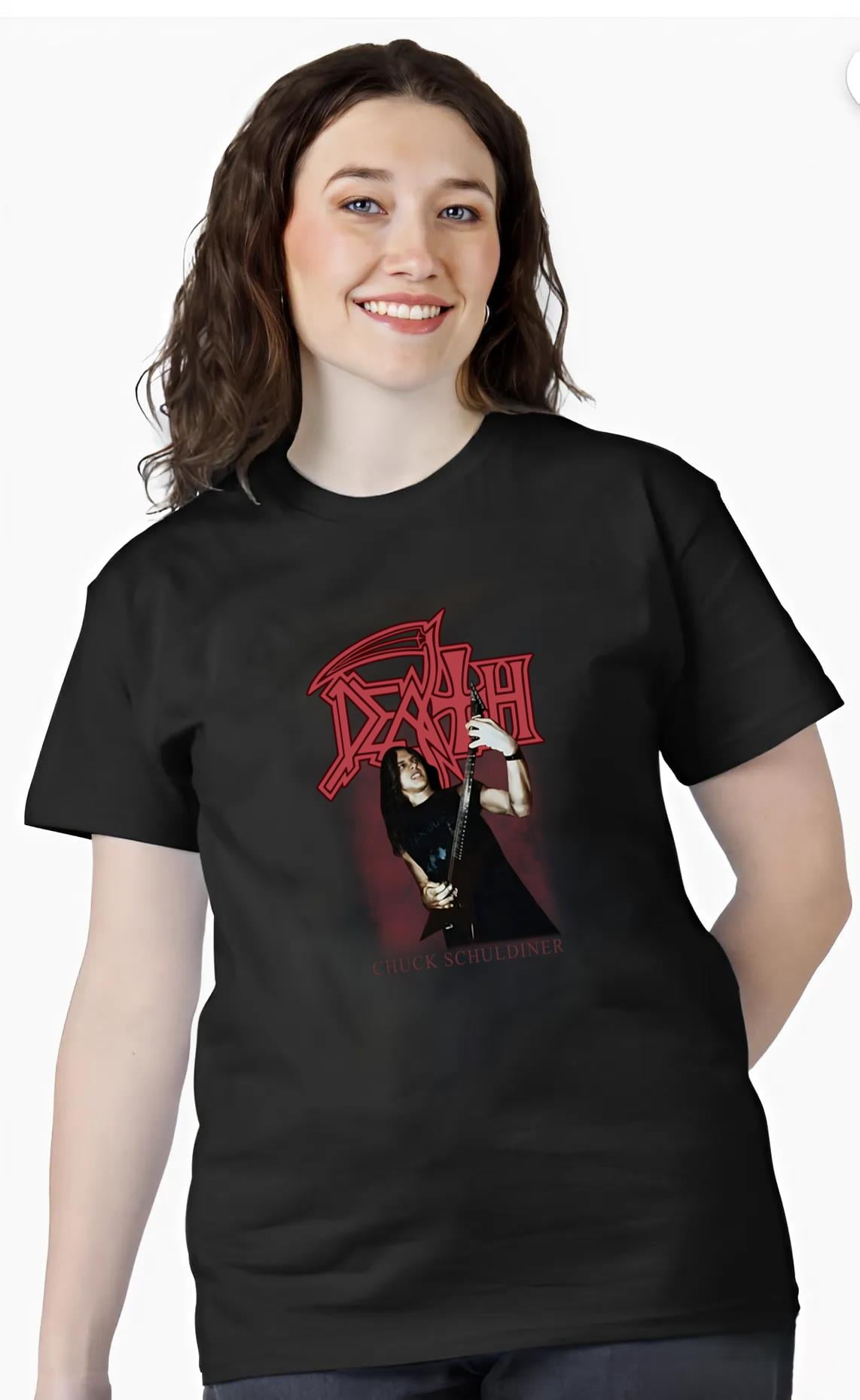 Chuck Schuldiner Member Band Death Black Cotton Size S-4XL Shirt, for ...
