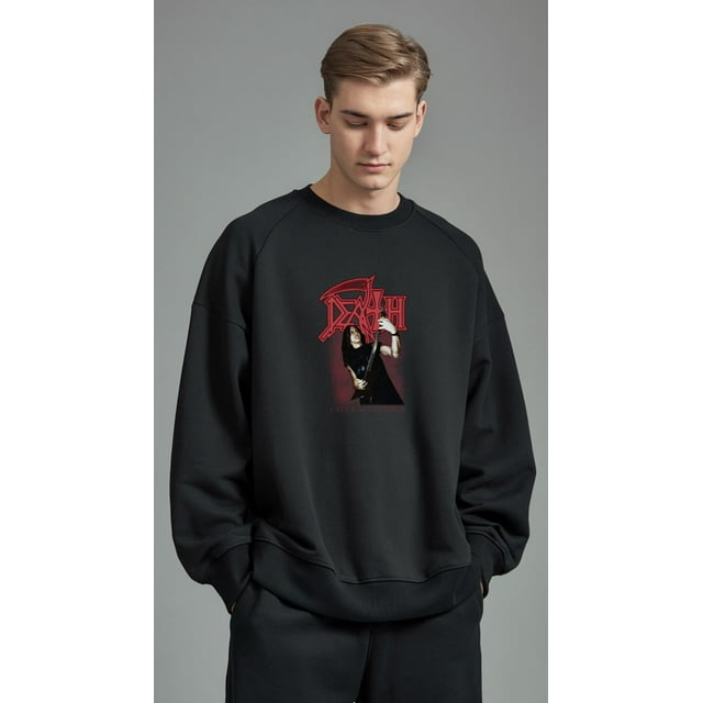 Chuck Schuldiner Sweatshirt Member Band Death Black Cotton, for men ...