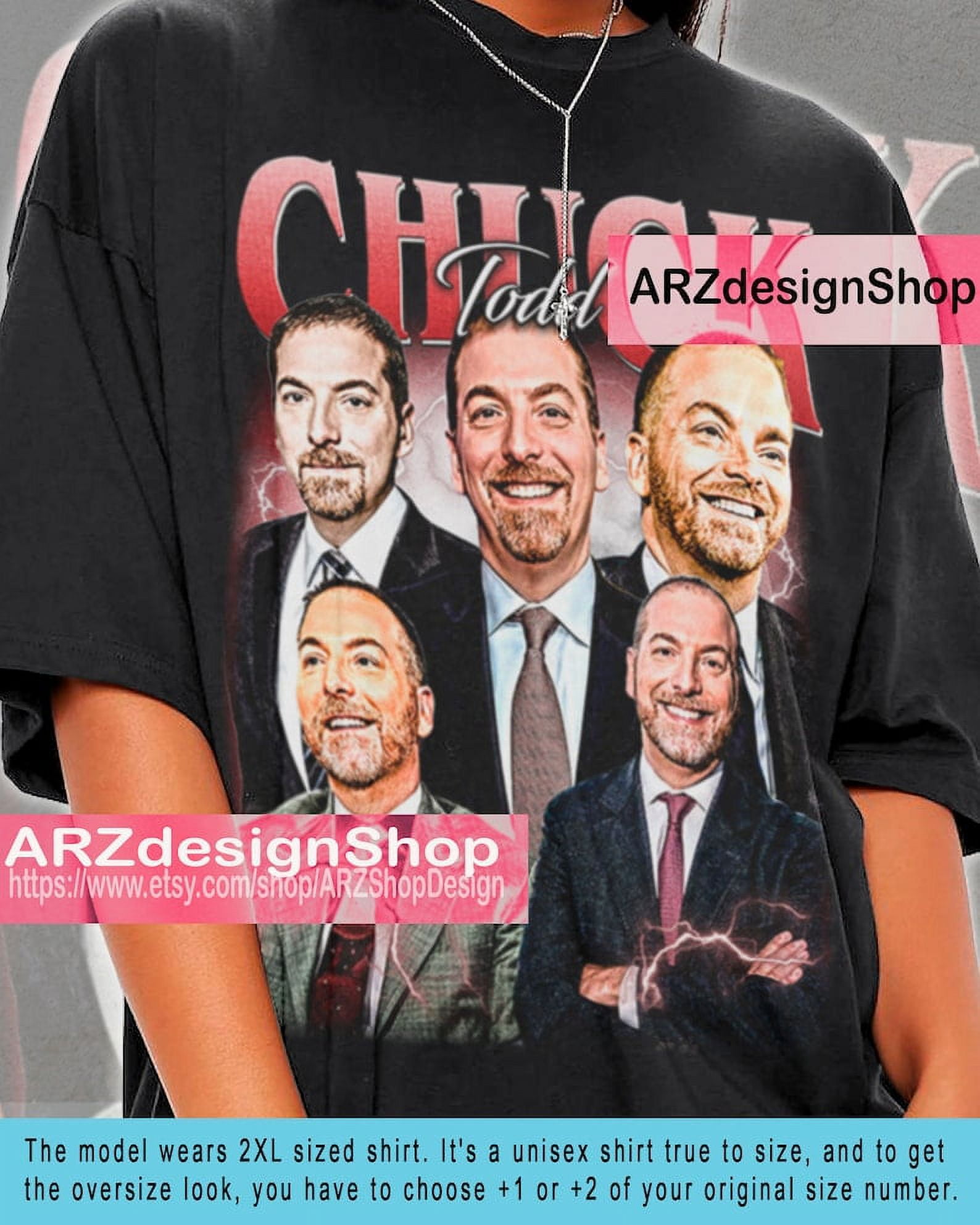 Chuck Todd Shirt Gift For Man Homage Chuck Todd T-Shirt Bootleg Vintage ...