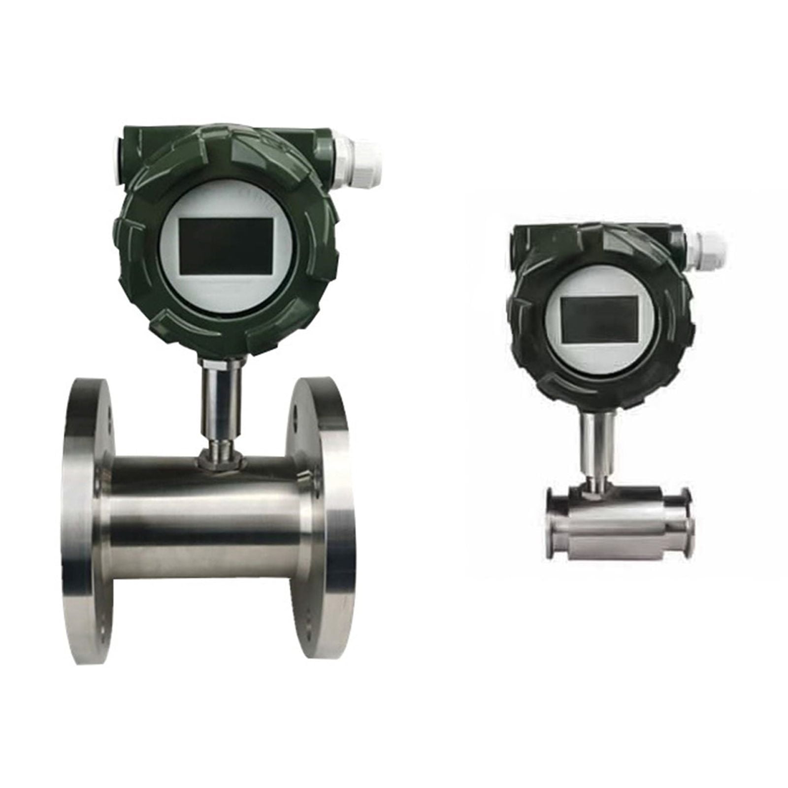 Chuck-Type Liquid Flowmeter Liquid Flow Meter Sensor Transmitter RS485 ...