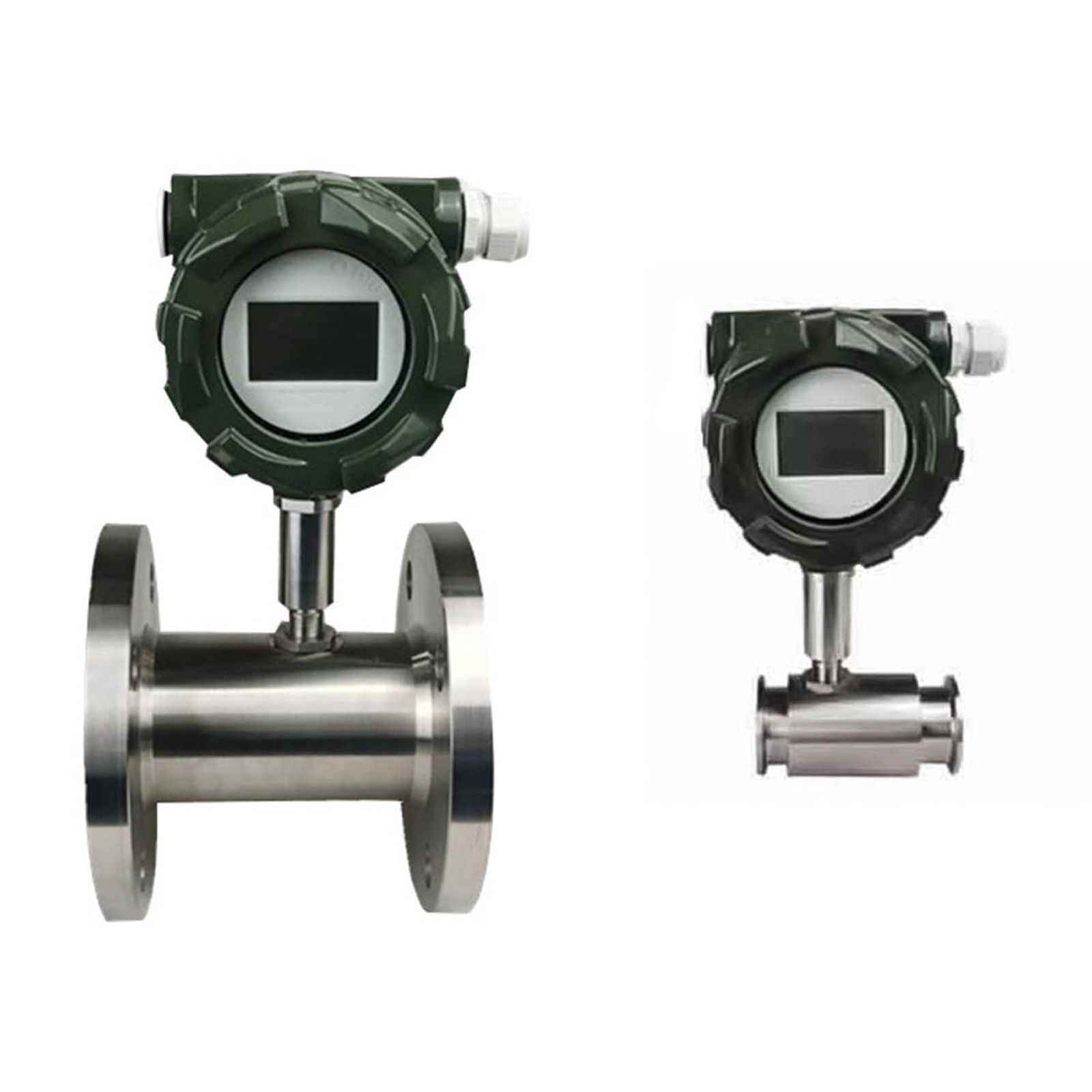 Chuck-Type Liquid Flowmeter Liquid Turbine Flow Meter Sensor ...