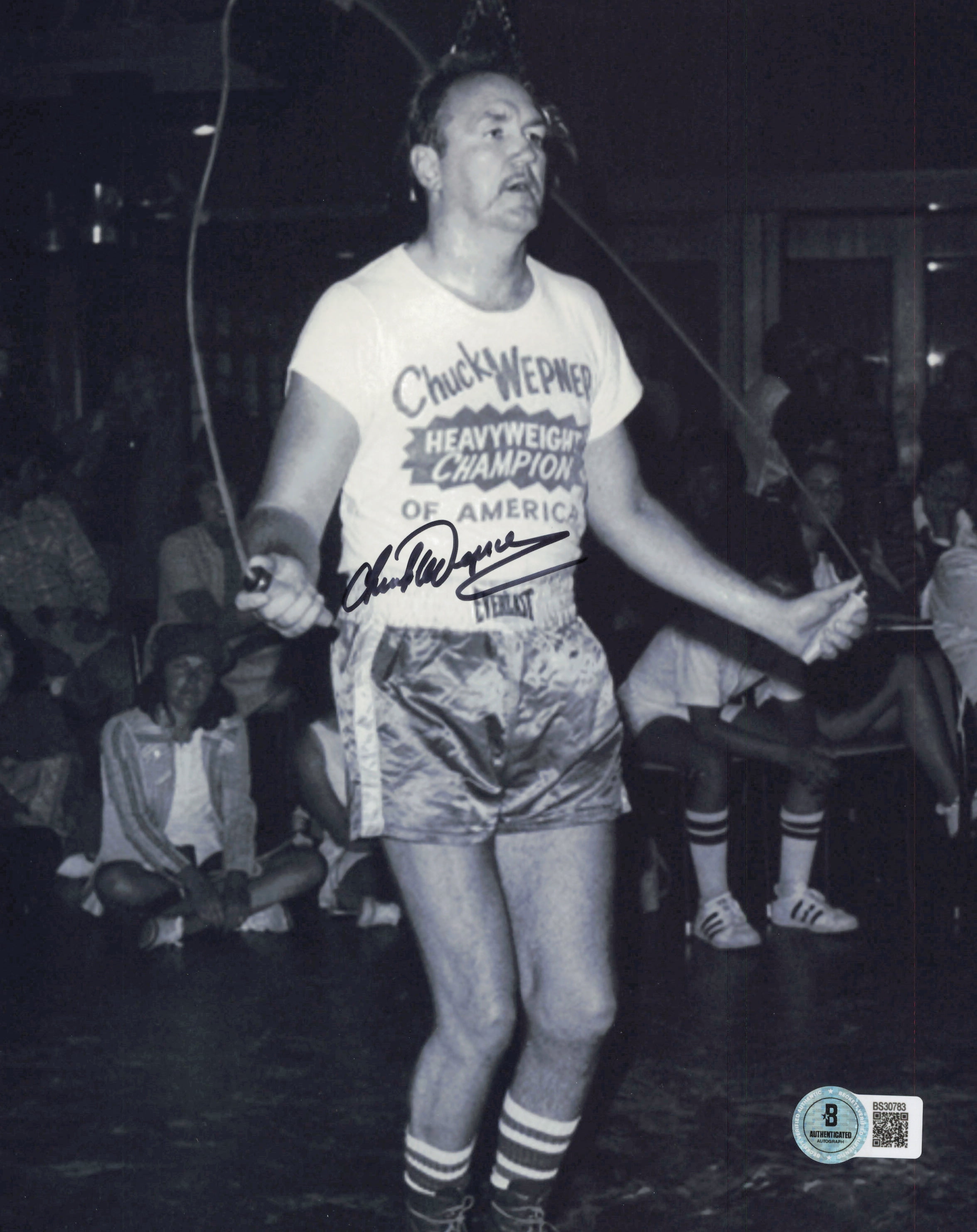 Chuck Wepner Autographed 8x10 Photo Beckett BAS QR #BS30783 - Walmart.com