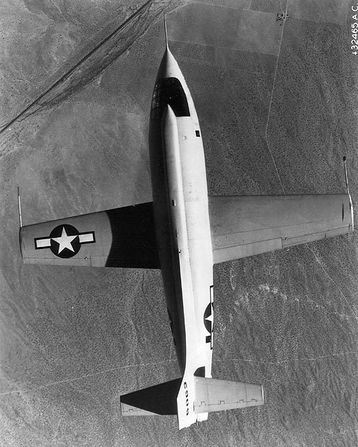 Chuck Yeager Bell X-1 Aircraft in Flight - 20x30 Inch Laminated ...