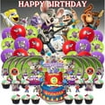 Chuck e Cheese Birthday Party Supplies Balloons Plates Decoration Cake ...