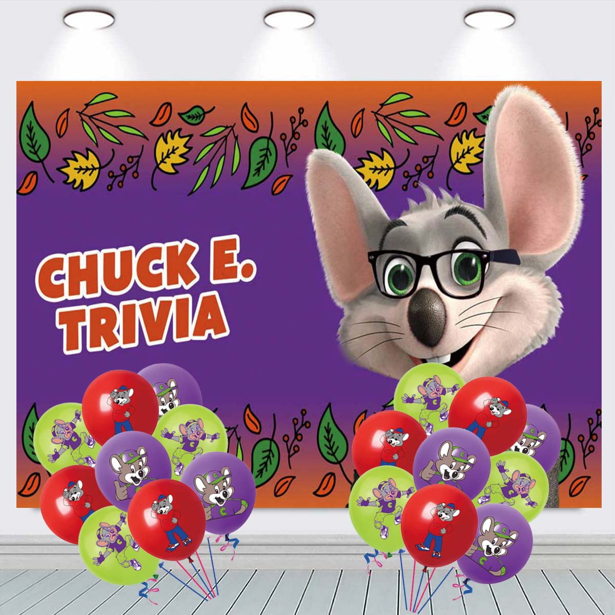 Chuck e Cheese Taspestry Poster Banner Backdrop Background Birthday ...