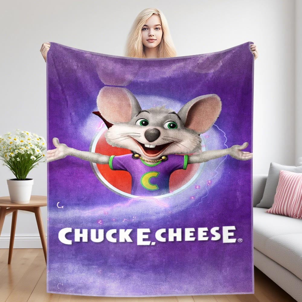 Chuck e Cheese Throw Blankets for Kids Teens Boys Girls Gift Birthday ...