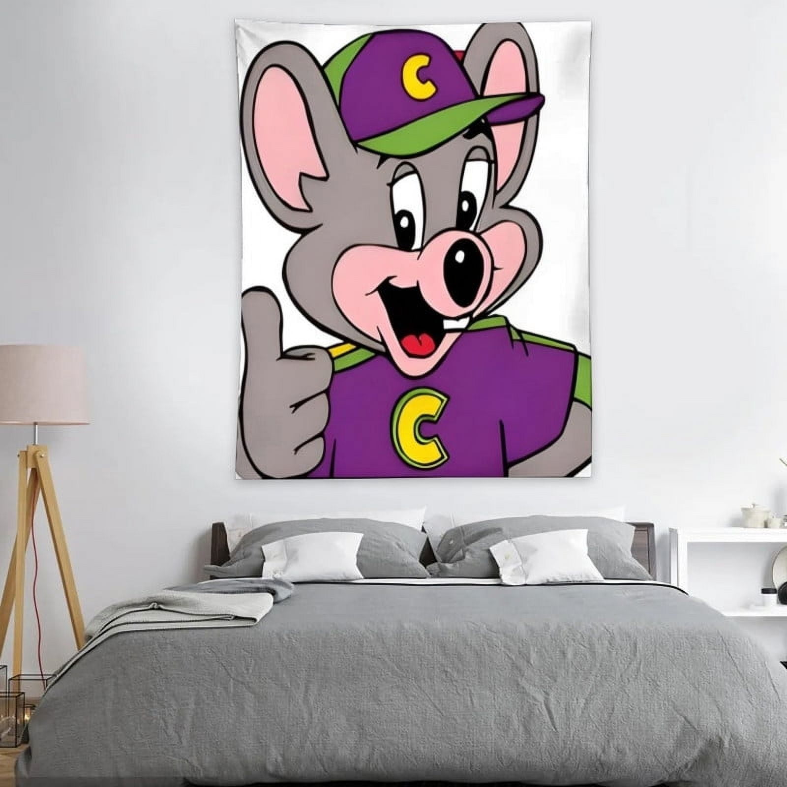 Chuck e Cheese tapestry 40 x 60 inches with vivid colors realistic ...