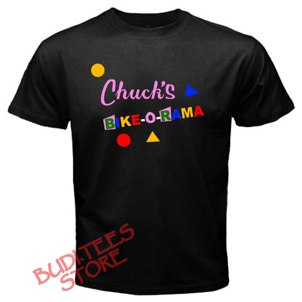 Chuck's Bike-O-Rama Pee-Wee's Big Adventure Men's Black T-Shirt Size S-5XL - Walmart.com