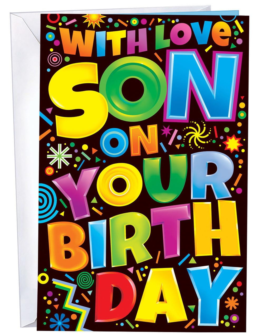 Chuck's Card-O-Rama Son Birthday Card - Made in Chicago - Large Card ...