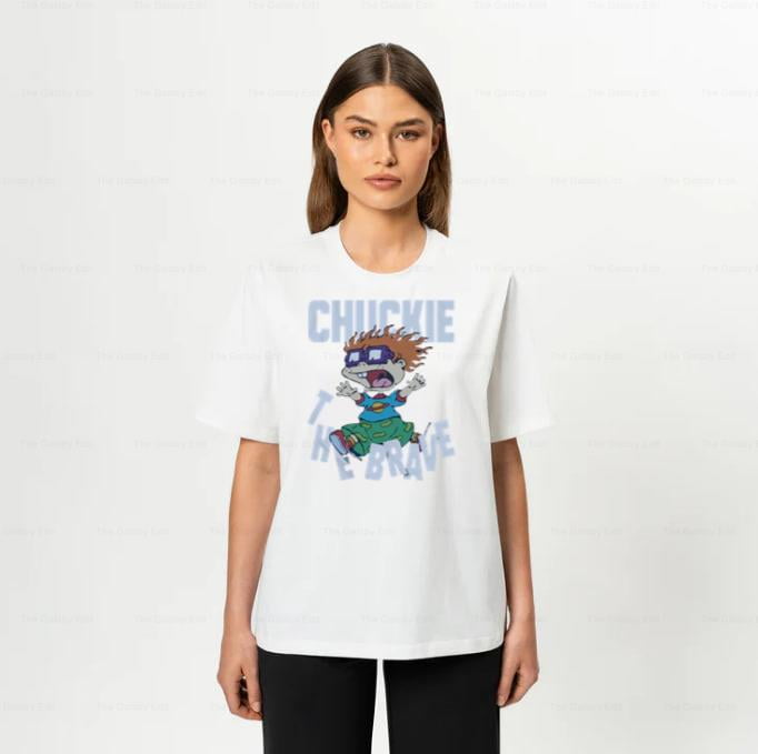 Chuckie Brave Rugrats Cartoon Character Fearless Courage Graphic Tee, unisex up to 5XL ...