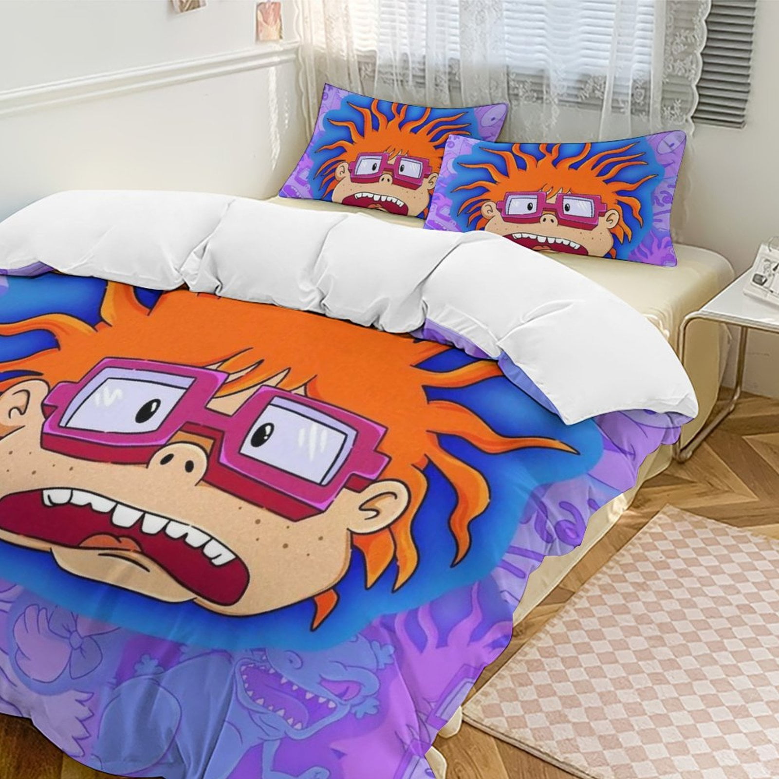 Chuckie Finster Printed Quilt Set 3-Pieces for Kids Adults with 2 ...