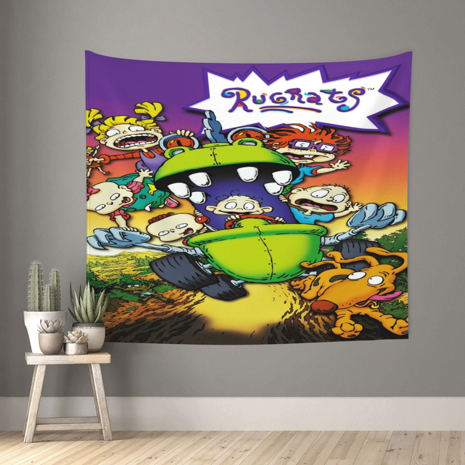 Chuckie Finster Tapestry Wall Hanging Print Fabric Tapestries Aesthetic ...