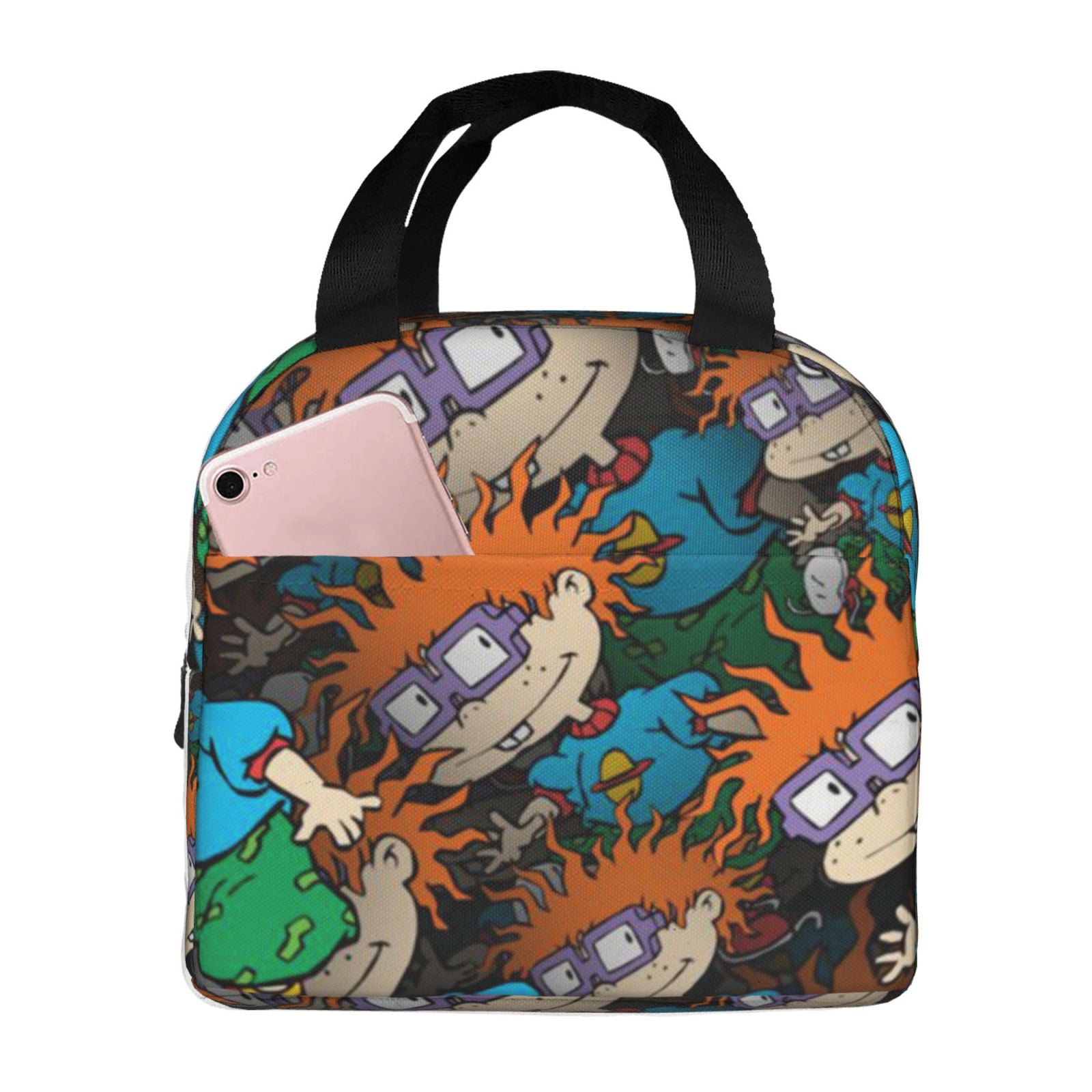 Chuckie Rugrats Portable Lunch Bag Insulated Lunchbag Thermal Bento Bag ...