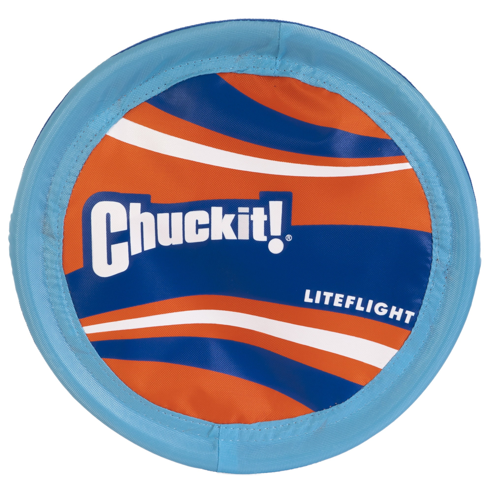 Chuckit! Lite Flight Disc Canvas Frisbee Dog Toy that Flies & Floats ...