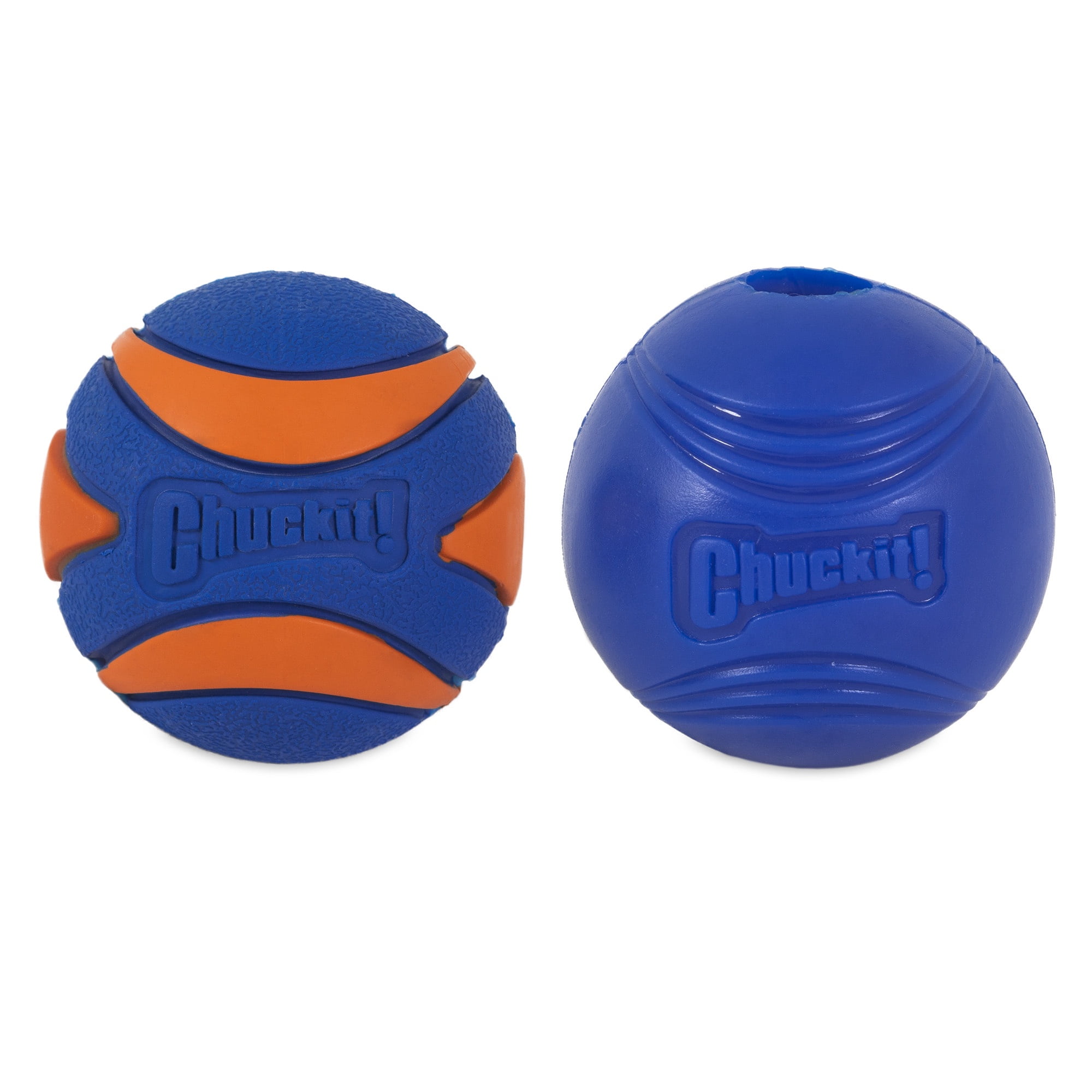 Chuckit! Sonic Ultra Squeaker Ball & Super Crunch Ball Fetch Dog Toy, Medium 2.5" for Dogs 20 to ...