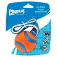 Chuckit! Ultra Fetch Rugged Rubber Dog Ball Tug Toy, for Dogs 20-60 lb ...