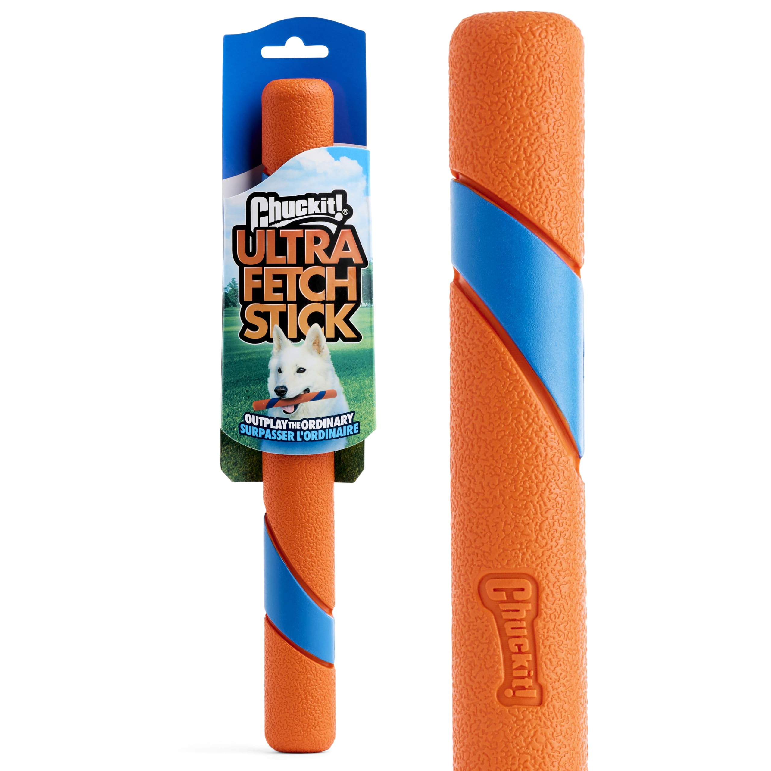 Chuckit! Interactive Dog Toy STF9 Ultra Fetch Stick - 12 Inch Outdoor Dog Toy for All Breed ...
