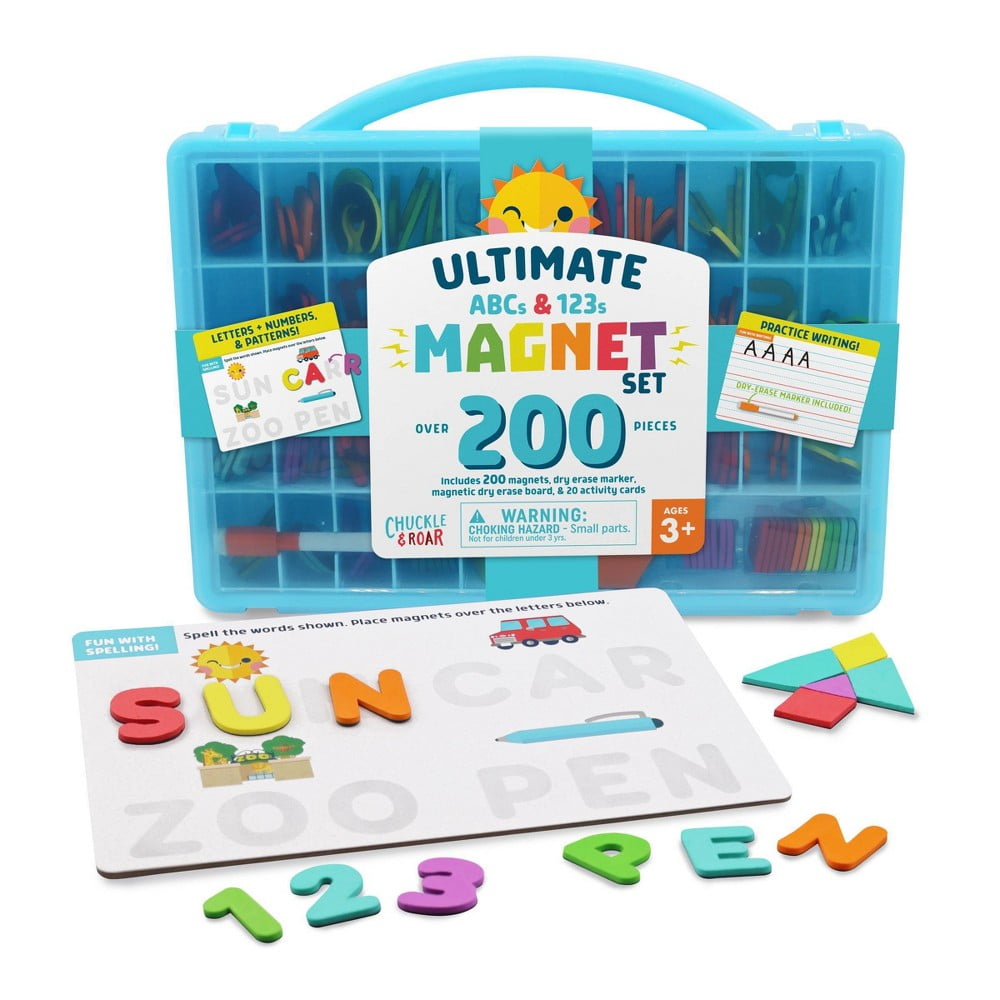 Chuckle & Roar ABC's and 123's Ultimate Magnet Set - Walmart.com