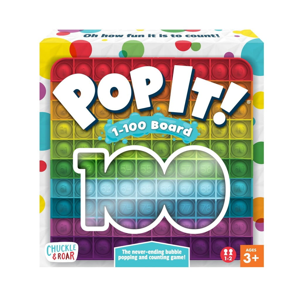 Chuckle & Roar Pop It 1-100 Fidget and Sensory Toy - Walmart.com Chuckle & Roar Pop It 1-100 Fidget and Sensory Toy - Walmart.com