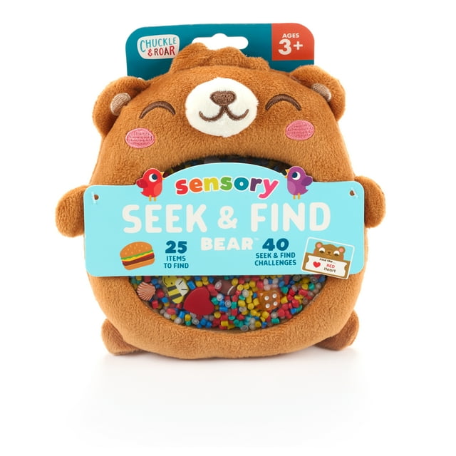 Chuckle & Roar Sensory Seek & Find Bear for Children Ages 3+ by Buffalo ...