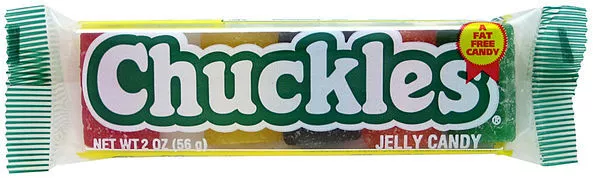Chuckles Classic Jelly Candy 4 COUNT Full-Size Candy Bars FREE SHIPPING ...