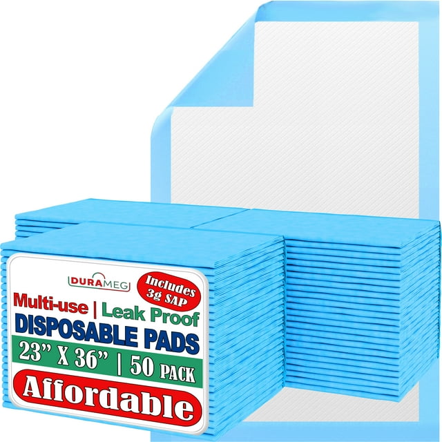Chucks Pads Disposable Underpads 23x36 | [50 Pack] Heavy Absorption ...