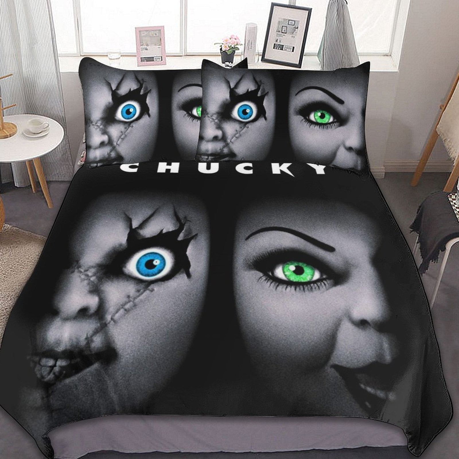 Chucky 3 Piece Bedding Sets Decor Comforter Sets With One Duvet Cover ...