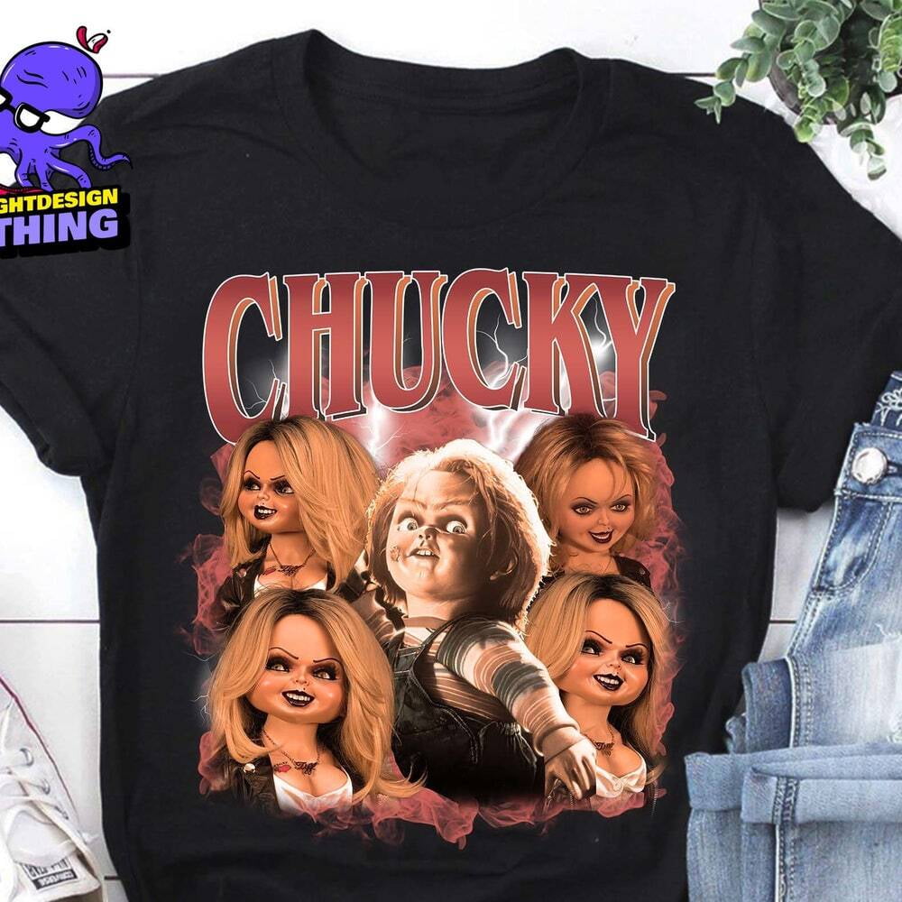 Chucky And Bride Shirt, Chucky And Bride Couple Shirt, Honey Moon ...