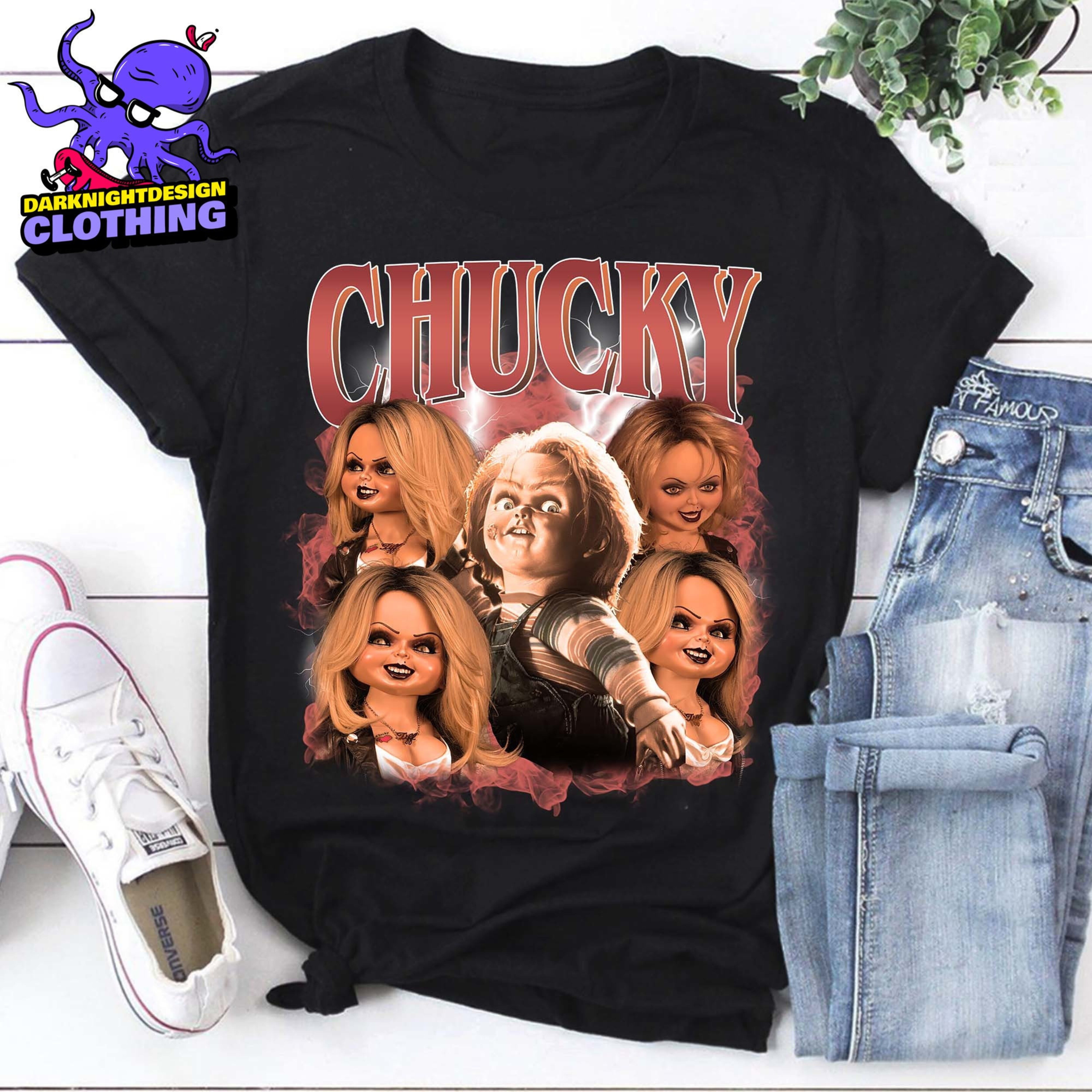 Chucky And Bride Shirt, Chucky And Bride Couple Shirt, Honey Moon ...