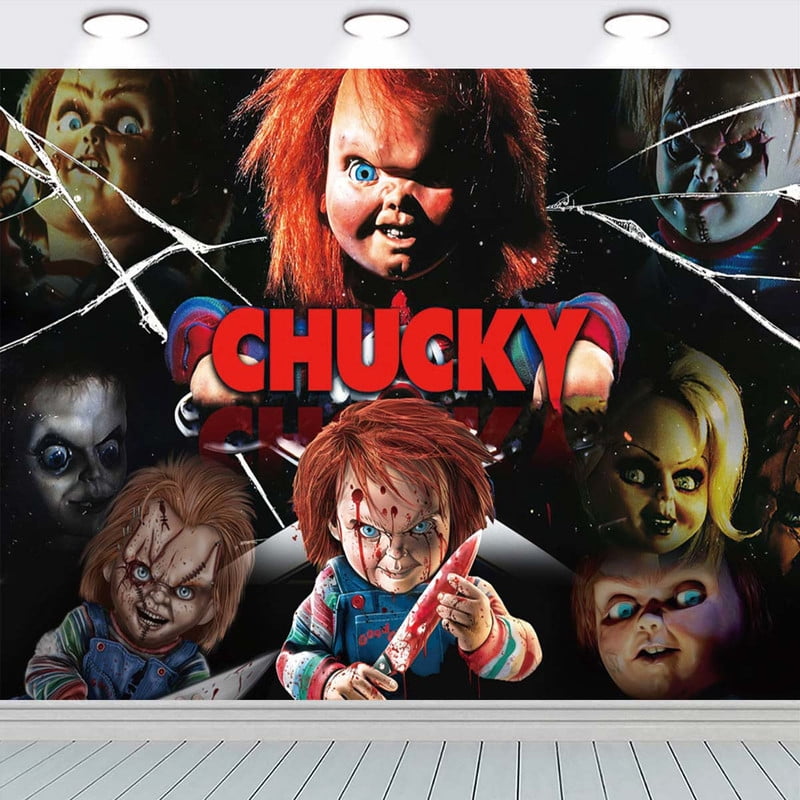Chucky Backdrop Banner Party Supplies Taspestry Wall Decor Post ...