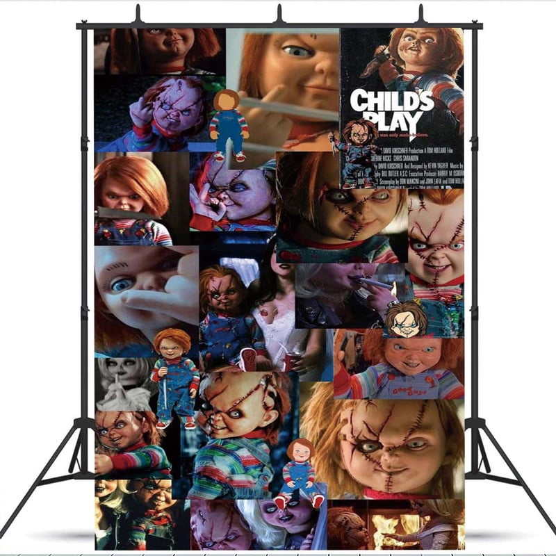 Chucky Birthday Party Supplies Banner Backdrop Background Taspestry ...