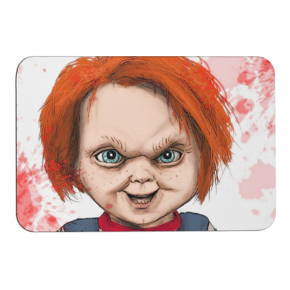 Chucky Blood_Splatter Diatom Mud Mat Non Slip Soft Floor Rugs Doormat ...