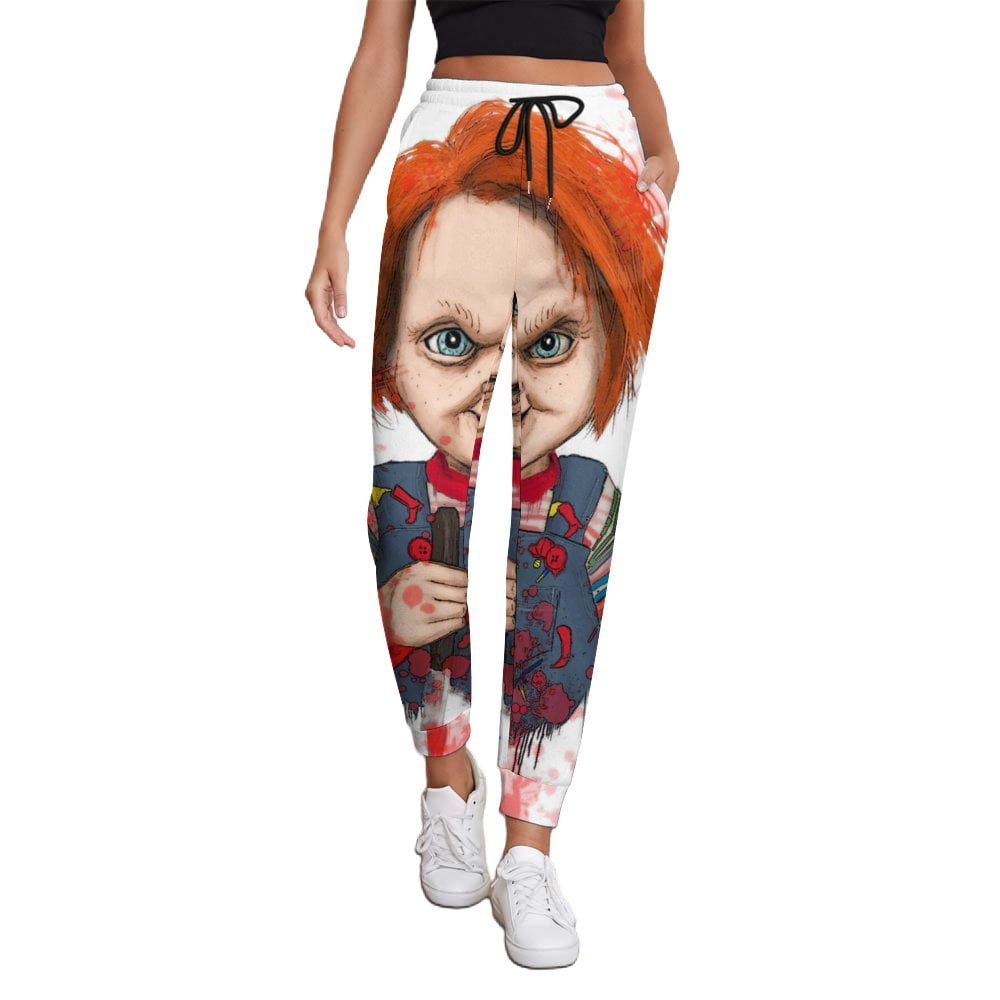 Chucky Blood_Splatter Womens Sweatpants Joggers Pants Trousers 3D ...