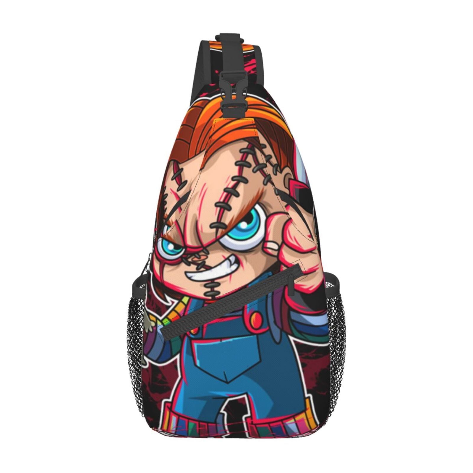 Chucky Blood Toy Chest Bags Crossbody Sling Backpack Unisex Travel ...