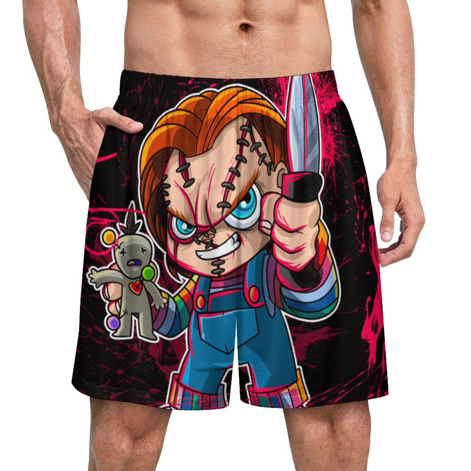 Chucky Blood Toy Pajama Pants For Men Lounge Shorts Bottoms Sleepwear ...