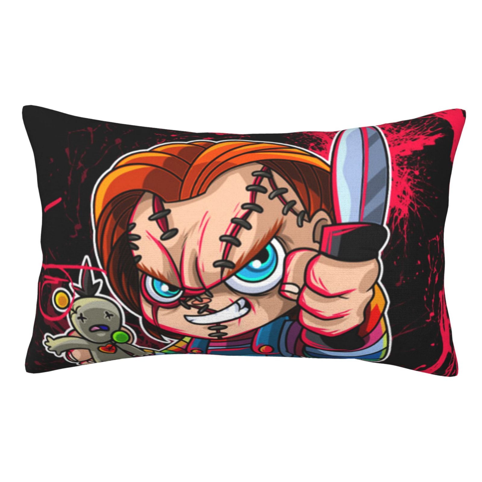 Chucky Blood Toy Pillowcase Decor Cushion Pillow Covers With Hidden ...