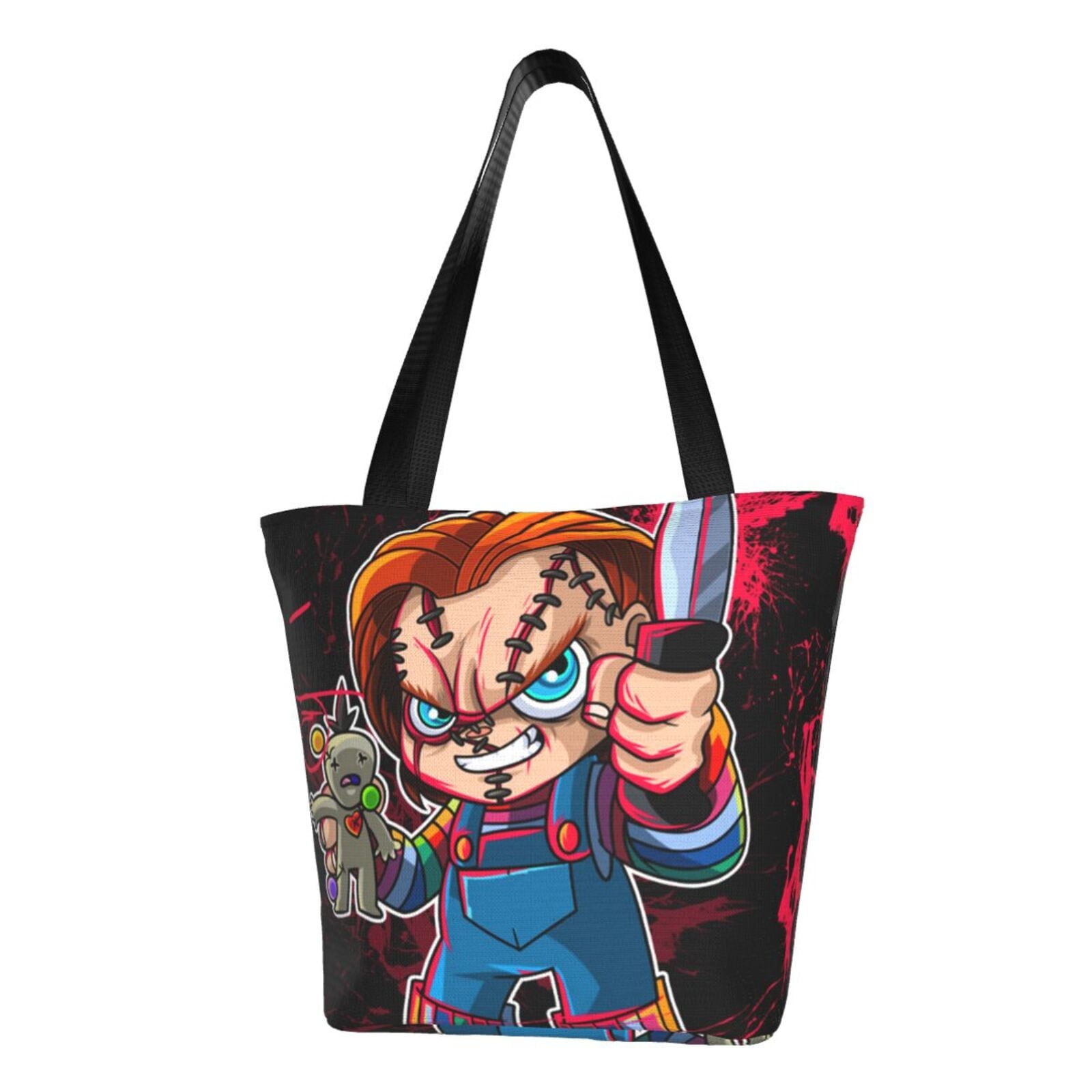 Chucky Blood Toy Women's Tote Bag Large Capacity Shoulder Handbag For ...