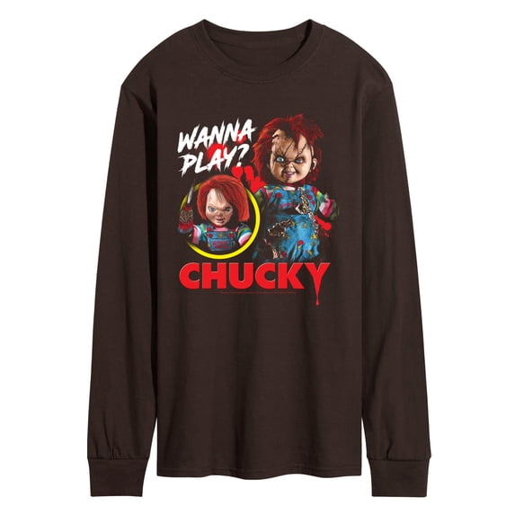 Chucky - Bootleg - Men's Long Sleeve Graphic T-Shirt - Walmart.com