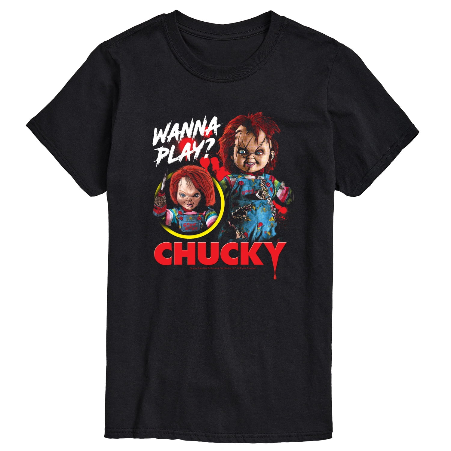 Chucky - Bootleg - Men's Short Sleeve Graphic T-Shirt - Walmart.com